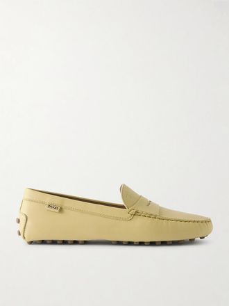 Tod's Gommino Loafers Aus Leder - Gelb
