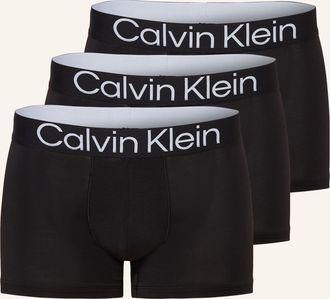Calvin Klein 3er-Pack Boxershorts Ultra Soft Lyocell schwarz