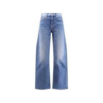 Mother Mid Rise Lasso Sneak - - Jeans - Damen - Blau - W24