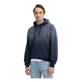 The Kooples Hoodie mit verwaschenem Effekt - - Sweatshirts & Hoodies - Herren - Blau - L