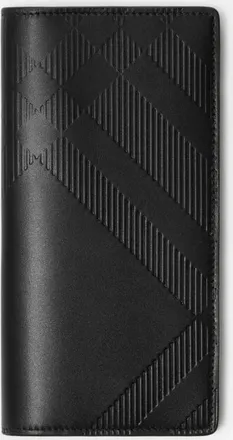 Burberry Brieftasche im Kontinentalformat mit geprägtem Karomuster