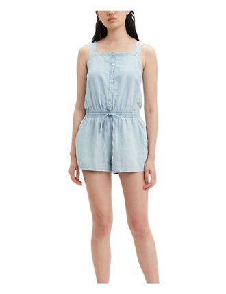 Levi's Damen Amelia Romper Jumpsuit, Blau (Morning Blues 0000), Large