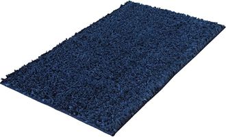 Kleine Wolke Badteppich Delight, Dunkelblau 70x120 cm blau