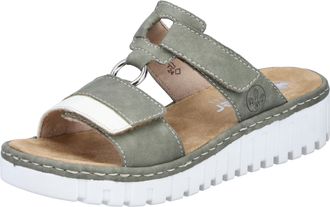 Rieker V1396 marine/pazifik Korrekter Titel: Rieker Damen V1396 Pantoletten Betroffene