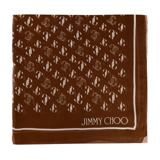 Jimmy Choo London Seidenschal - - Accessories - Damen - Braun - ONE SIZE