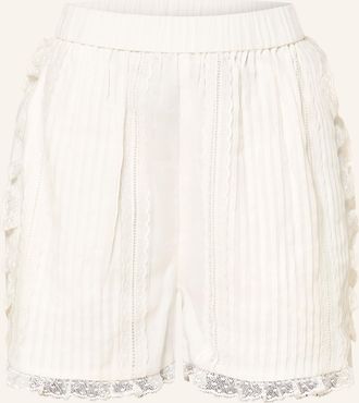 Claudie Pierlot Claudie Pierlot Shorts Mit Spitze weiss