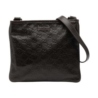 Gucci Pre-owned Leder Umh&auml;ngetasche - - Pre-owned - Damen - Braun - ONE SIZE