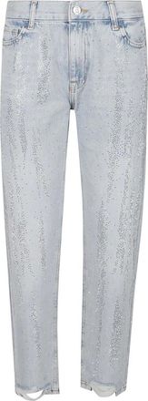 Patrizia Pepe Femme, Jeans, Bleu, Taille: W28 Denim Glitter Jeans