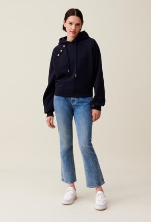 Claudie Pierlot Sweatshirt capuche marine