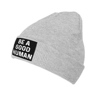 Generic Bonnet Hiver Soyez Un Bon Humain - Christianisme - Humour Classique Casquette De Cr&acirc;ne &Agrave; Revers Thermique Bonnet pour Sport Femme Homme