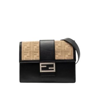 Fendi Pre-owned Cuir sacs-fendi - Femme - Pre-owned - Noir - Taille: ONE Size