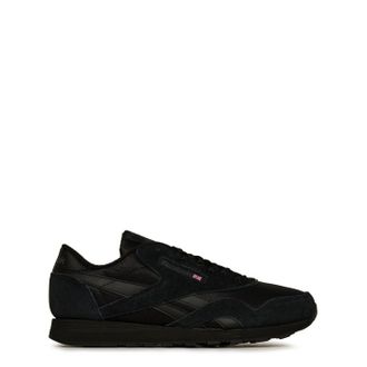 Reebok Herren Classic Nylon Sneaker,Cblack Cblack Purgry,38.5 EU