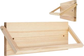 Generic Wandmontiertes, Wandmontiertes Organizer, Moderne platzsparende h&ouml;lzerne kompakte Halterung f&uuml;r Eingangsbereich schmale R&auml;ume Stiefel Flur Schuhe Slip