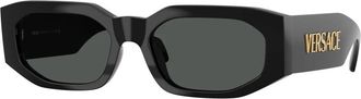 Versace Stylische Sonnenbrille - - Accessories - unisex - Schwarzk - 55 MM
