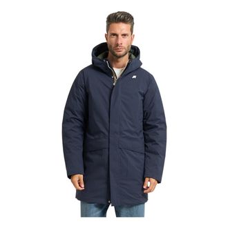 K-Way Veste Bleue Imperm&eacute;able en Duvet - Homme - Vestes - Bleu - Taille: XL