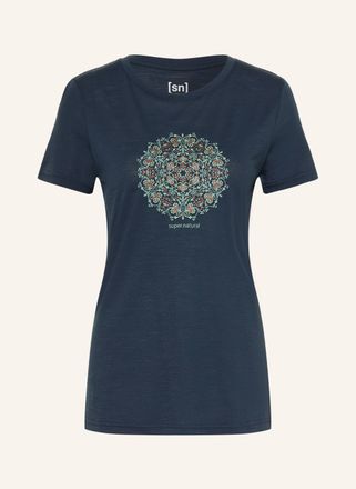 super.natural T-Shirt Ornament blau