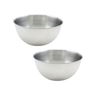 Fackelmann Fackelmann 9312150 Edelstahl-Sch&uuml;ssel zum R&uuml;hren, Salatsch&uuml;ssel, Edelstahlsch&uuml;ssel, R&uuml;hrsch&uuml;ssel, Backutensilien, Edelstahl, 20,5 cm