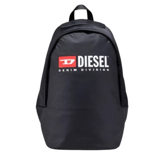 Diesel Rinke Rucksack, Logo, Denim (Schwarz)