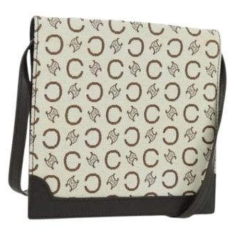 Celine Sac bandouli&egrave;re Pre-owned C Macadam en toile - Femme - Pre-owned - Beige - Taille: ONE Size