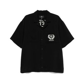 Represent Represent, Homme, Chemises, Noir, Taille: S Chemise Noire avec Boutons et Revers