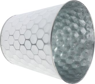 NUOBESTY Vintage Metall Blumentopf Eisen Pflanzk&uuml;bel Innenbereich Dekorativer Kleiner Pflanztopf f&uuml;r Sukkulenten und Zimmerpflanzen Gartendeko Robust und Viels