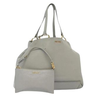 Miu Miu Pre-owned Schultertasche - - Pre-owned - Damen - Grau - ONE SIZE