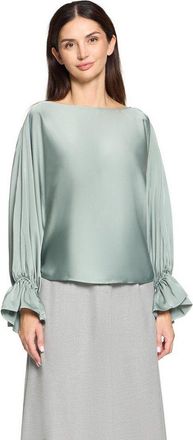 Betty Barclay Satinbluse Damen Satin-Bluse mit U-Boot-Ausschnitt