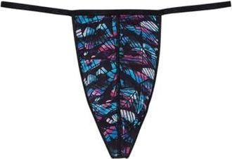 HOM Homme String Blackrock Thong Panties, Noir, L EU