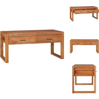 vidaXL Vidaxl - TV-Schrank 100x40x45 cm Teakholz - Teakholzm&ouml;bel - Holzkasten - TV-Stand - Fernsehtisch - Regal