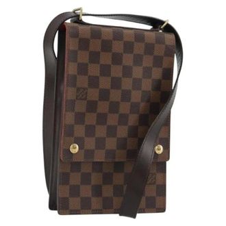 Louis Vuitton Sac bandouli&egrave;re vintage Damier Ebene Pre-owned - Femme - Pre-owned - Brun - Taille: ONE Size
