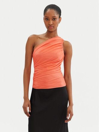 Pinko Top 105048 A2F1 Korallenfarben Slim Fit