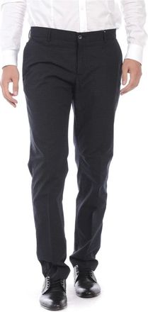 Daniele Alessandrini Homme, Pantalons, Noir, Taille: XS Pantalone Slimato Bott