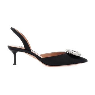 Aquazzura Schwarze Elegante Abs&auml;tze - - Shoes - Damen - Schwarzk - 37 1/2 EU