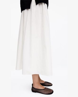 Arket Ballerina Aus Mesh -Schwarz