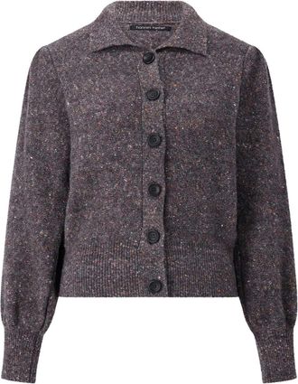 Hannes Roether Strickjacke mit Puff-&Auml;rmel