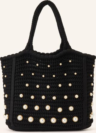Sandro Sandro Handtasche Mit Schmuckperlen schwarz