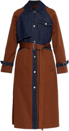 AllSaints Femme, Manteaux, Brun, Taille: 40 FR Dayly Trench Coat