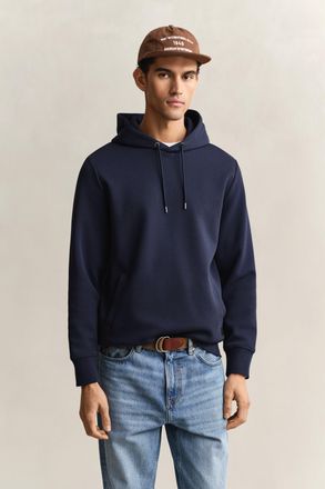 GANT Herren Interlock Hoodie (XXXL) EVENING Blau