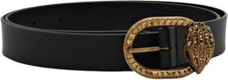 Kurt Geiger Femme, Accessoires, Noir, Taille: 40/42 FR Mayfair 30 Belt
