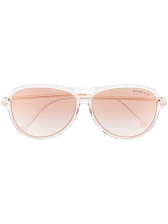 Michael Kors lunettes de soleil Breckenridge &agrave; monture pilote - Blanc