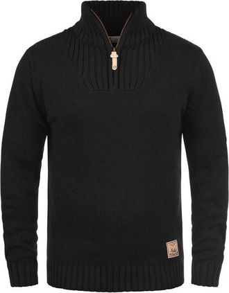 Solid Troyer SDPetro Strickpulli mit hochabschließendem Kragen