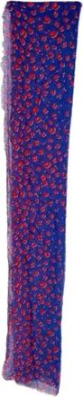 Louis Vuitton Pre-owned Stephen Sprouse Scarf in Multicolor Cashmere - Femme - Pre-owned - Bleu - Taille: ONE Size