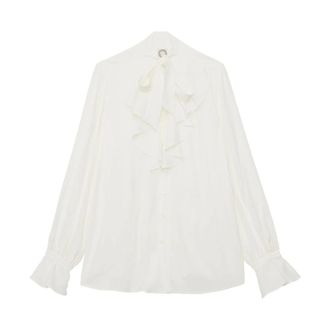 Ines De La Fressange Femme, Blouses et Chemises, Beige, Taille: 36 FR Clara Shirt