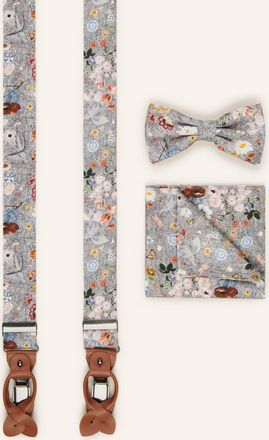 Prince Bowtie Prince Bowtie Set: Hosentr&auml;ger, Fliege Und Einstecktuch grau