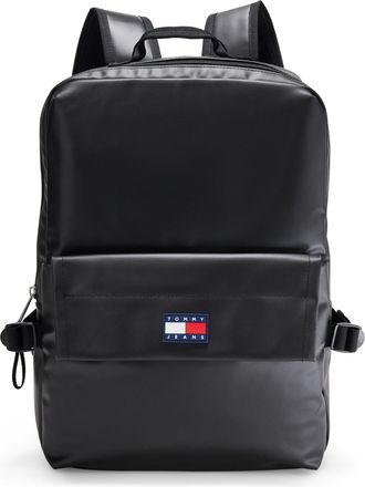 Tommy Jeans Herren TJM Elevated Pu Backpack Am0am13734 Rucksack, Black (Black)