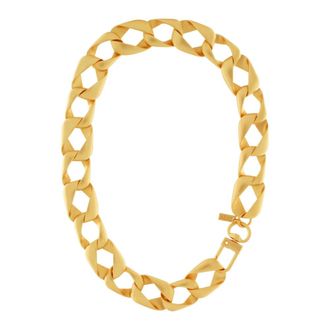 Dansk Copenhagen Anastazia Kurze Lock Link Halskette - - Accessories - Damen - Gelb - ONE SIZE