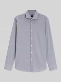 HUGO BOSS Regular Fit Businesshemd aus Baumwoll-Mix