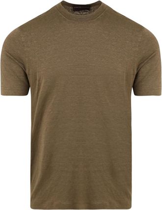FILIPPO DE LAURENTIIS Homme, Tops, Vert, Taille: XL T-shirt &agrave; manches courtes et col rond