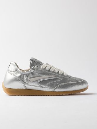 D.A.T.E. athleta ballet laminated silver