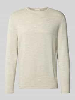 Tom Tailor Regular Fit Strickpullover aus Baumwoll-Mix Modell Space dye